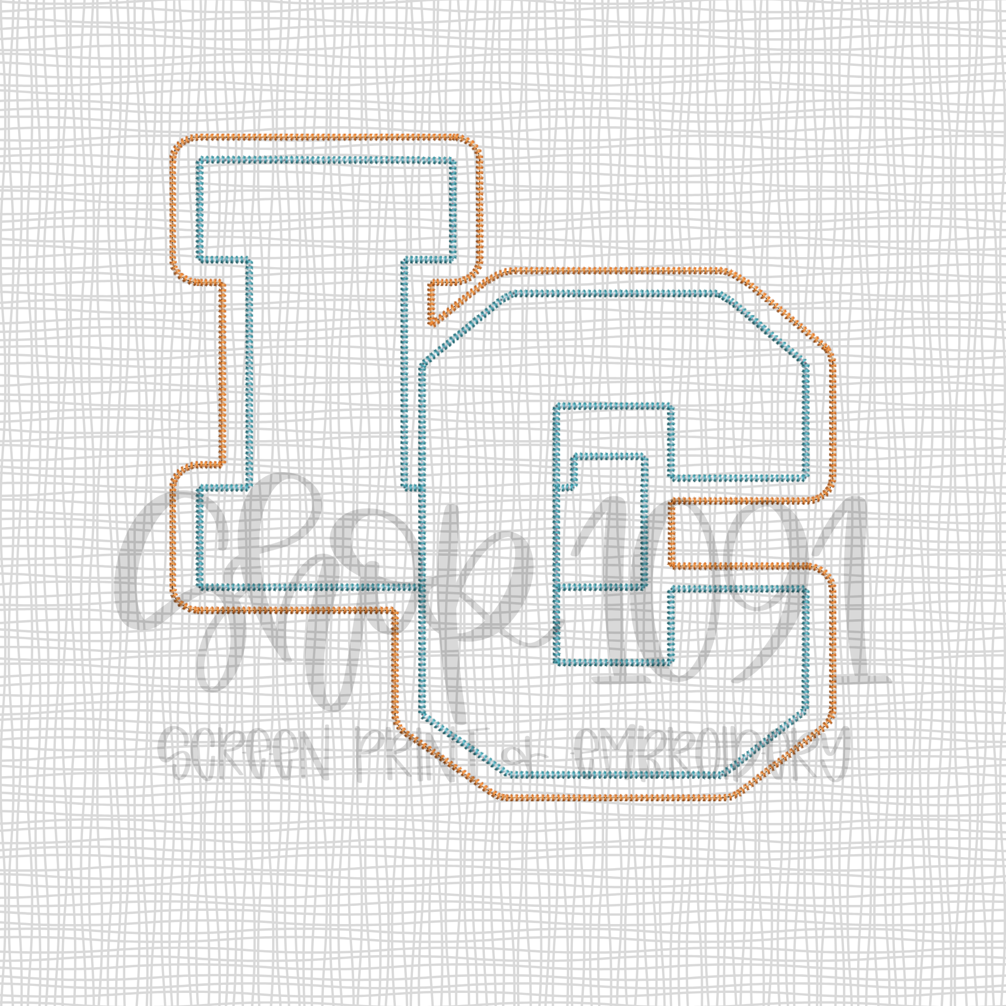 LC Interlocking Varsity Letters | Shop 1091 Embroidery + Screen Print