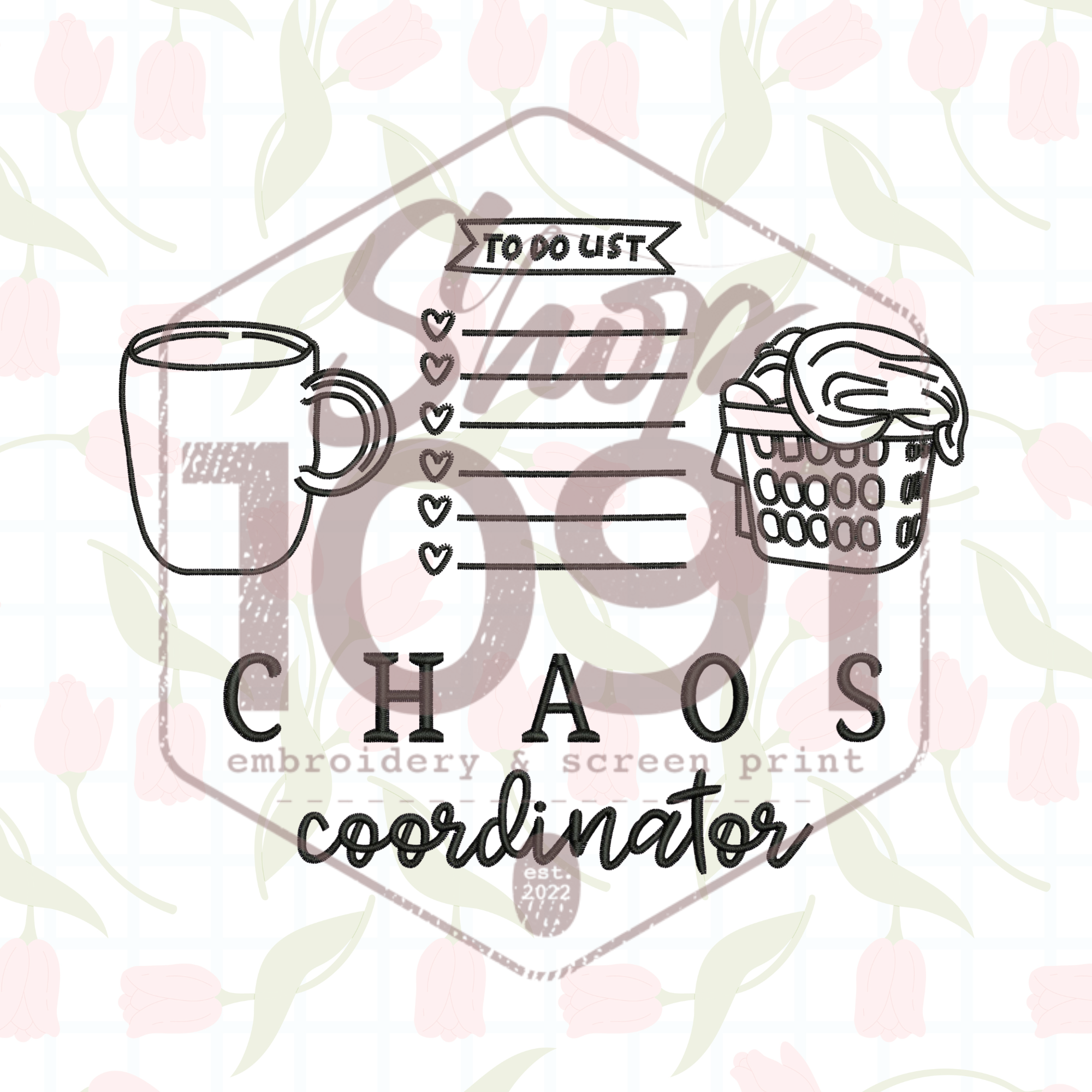 Chaos Coordinator Icons | Shop 1091 Embroidery + Screen Print